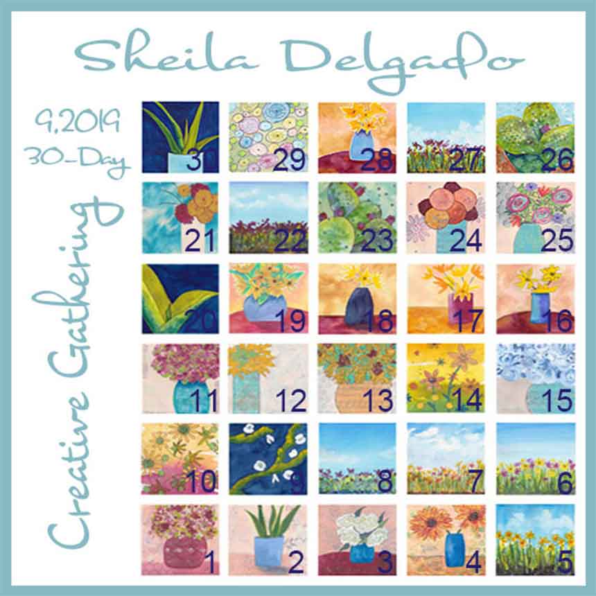 30-Day Creative Gathering Collage | Sheila's Corner Studio