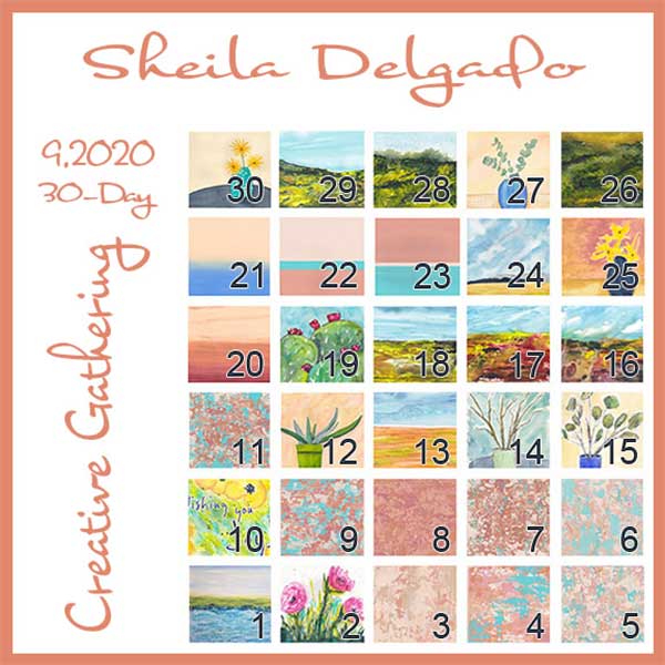 30-Day Creative Gathering, The Collage | Sheila's Corner Studio