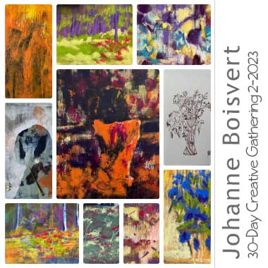 The 30-Day Creative Gathering Artists, February 2023 | Sheila's Corner ...