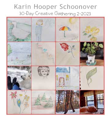 The 30-Day Creative Gathering Artists, February 2023 | Sheila's Corner ...