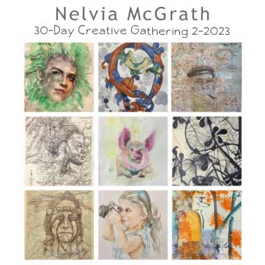 The 30-Day Creative Gathering Artists, February 2023 | Sheila's Corner ...