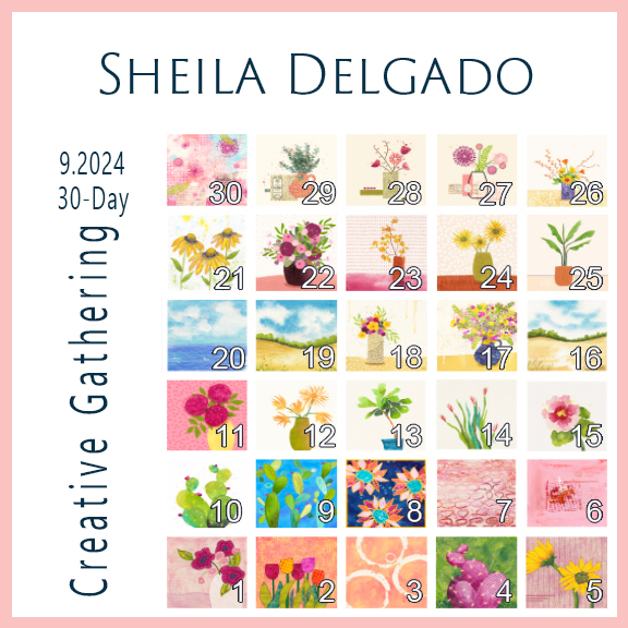 30-Day Creative Gathering Collage | Sheila's Corner Studio